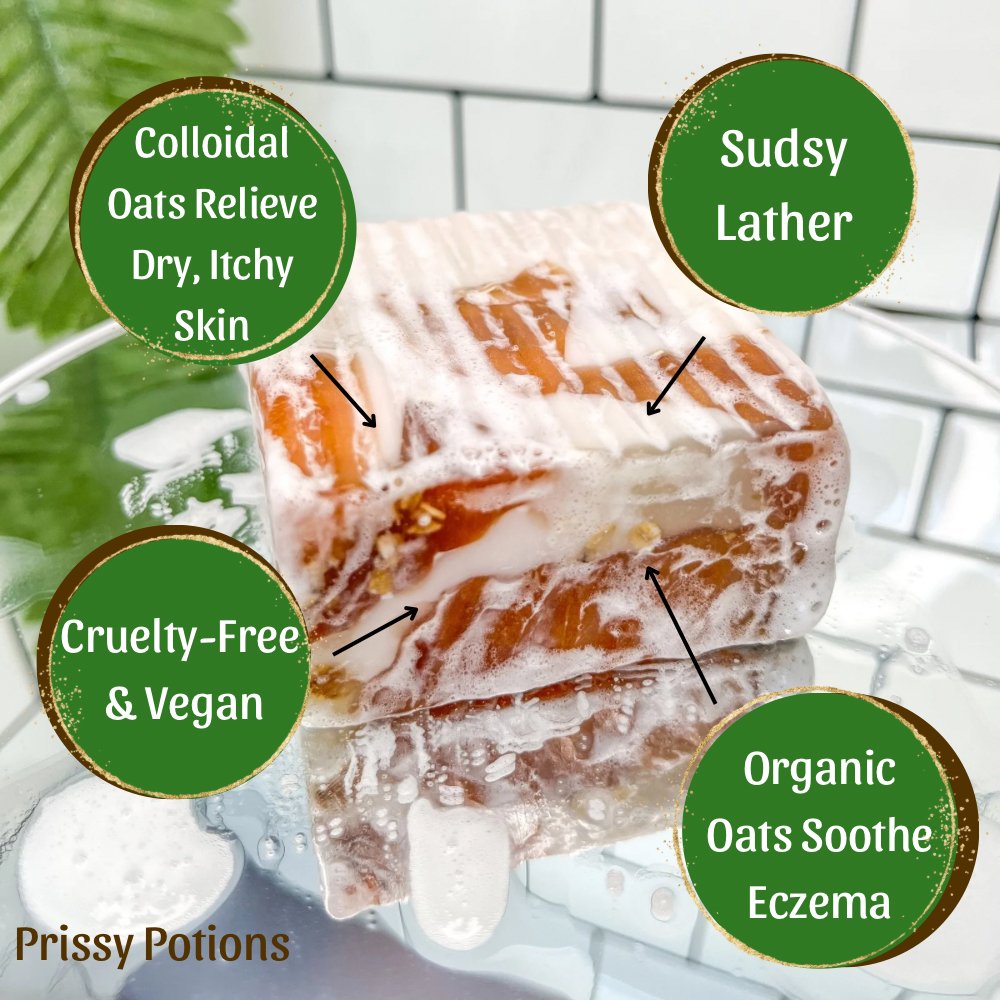 Oatmilk Soap for Sensitive, Dry Skin | Eczema & Psoriasis Relief ...