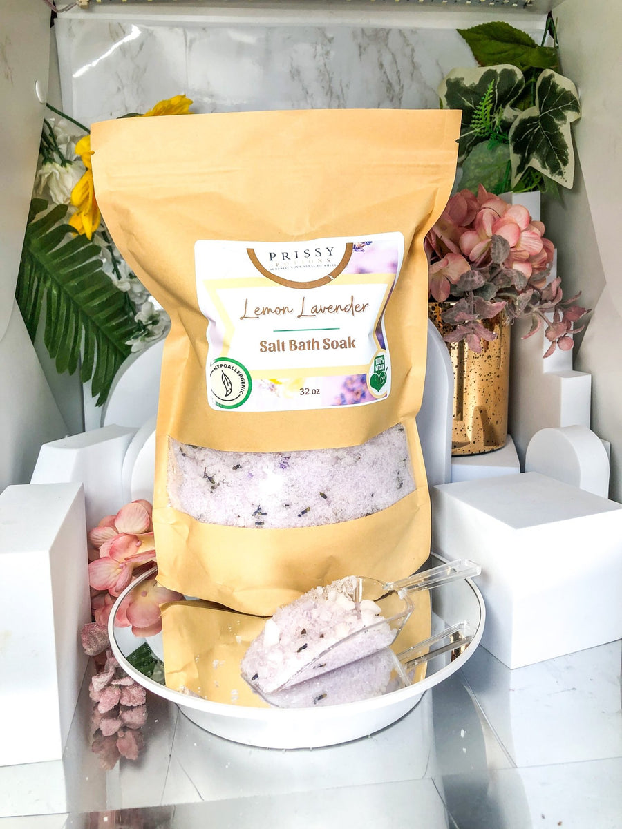 Lemon Lavender Bath Soak - Prissy Potions